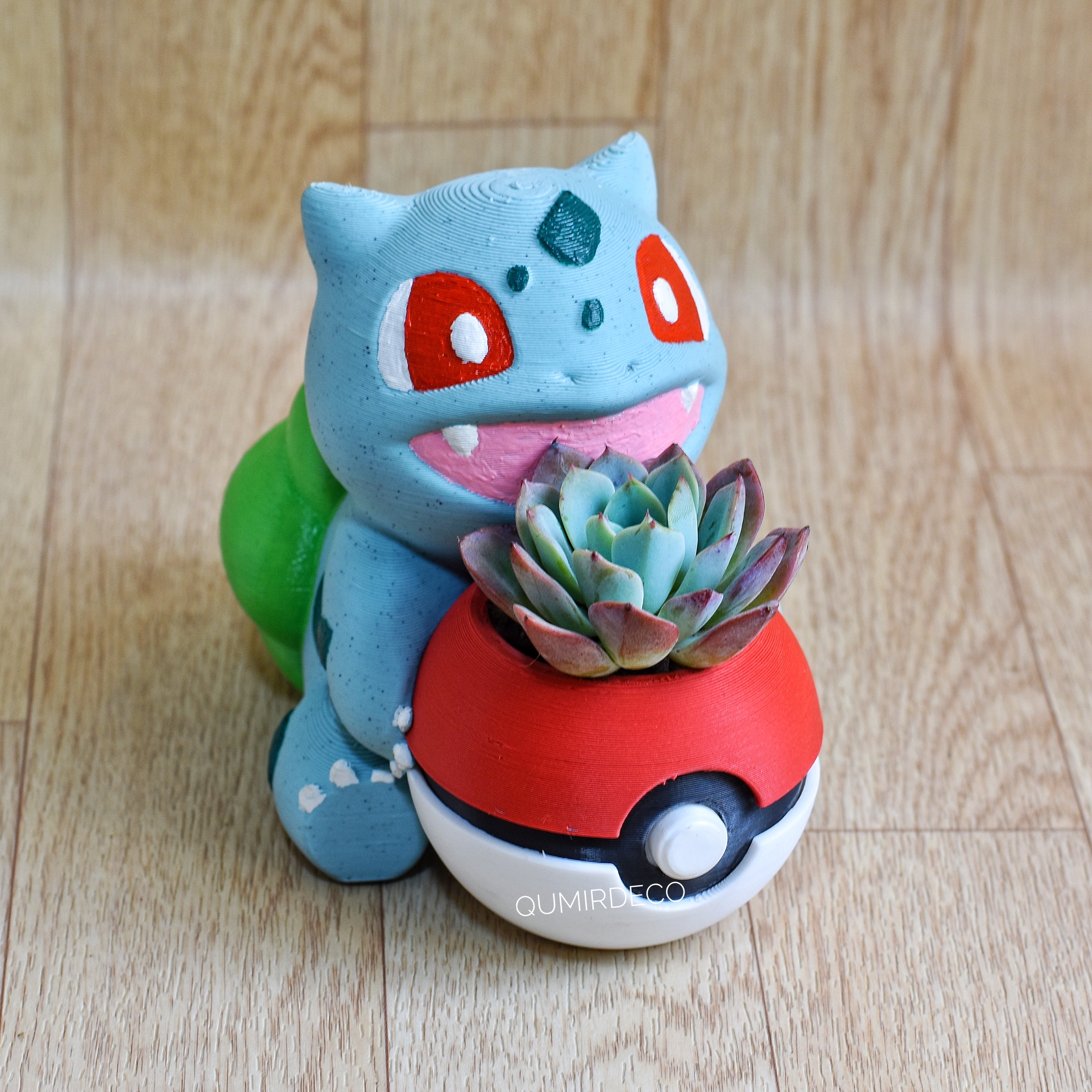QumirDeco | Maceta en 3D Bulbasaur – Qumir Deco